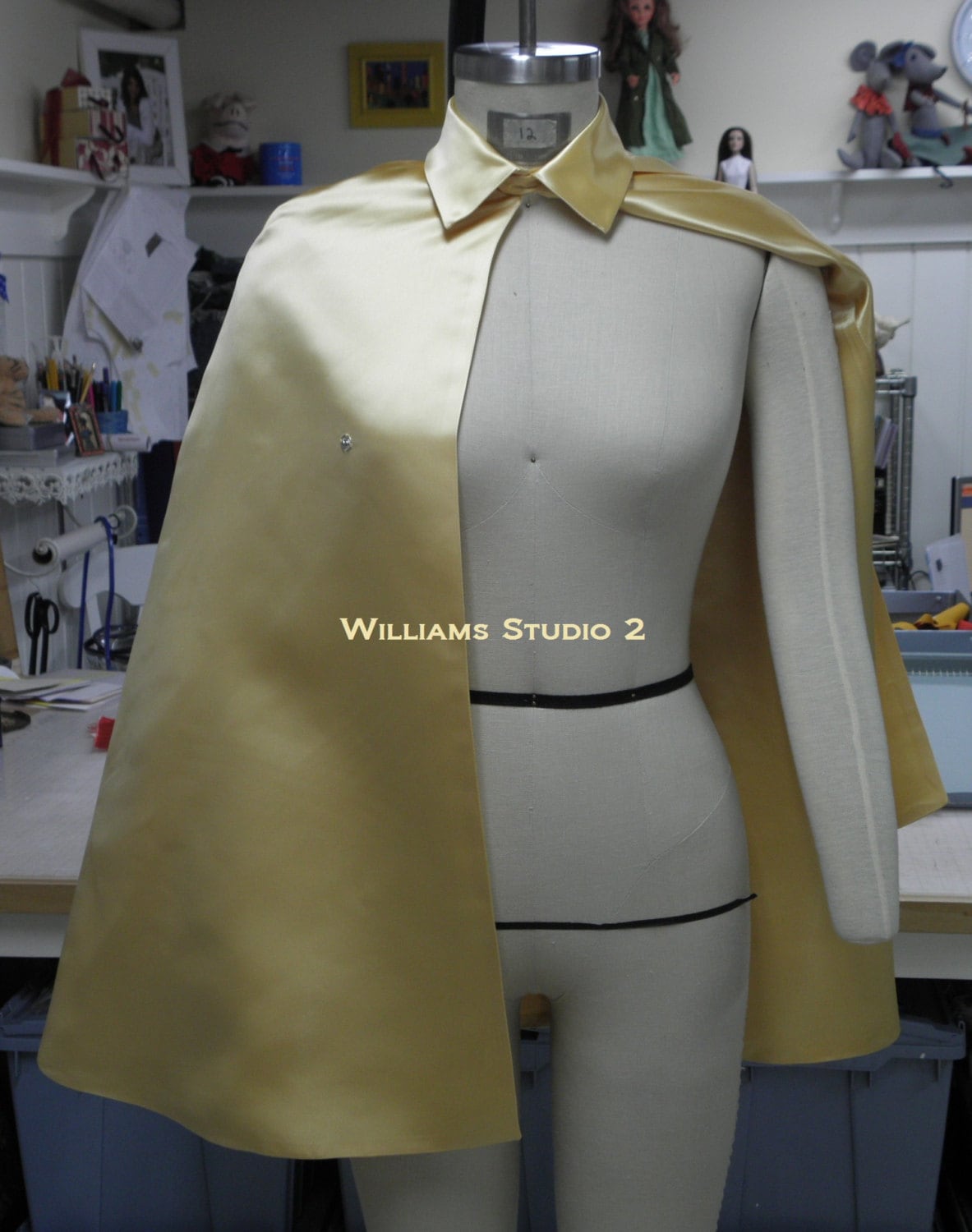 Wonder Boy Yellow Satin Superhero Sidekick adult Costume Cape ...